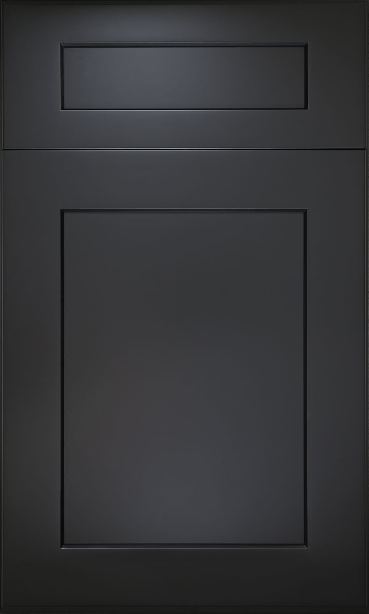 Onyx Black Shaker Cabinets | Modernform Cabinets and Closets
